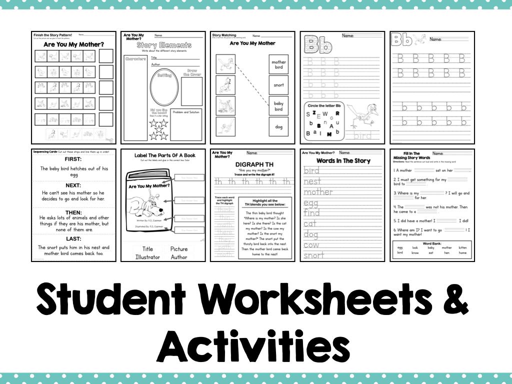 Are You My Mother? - Picture Book Study Companion - Etsy