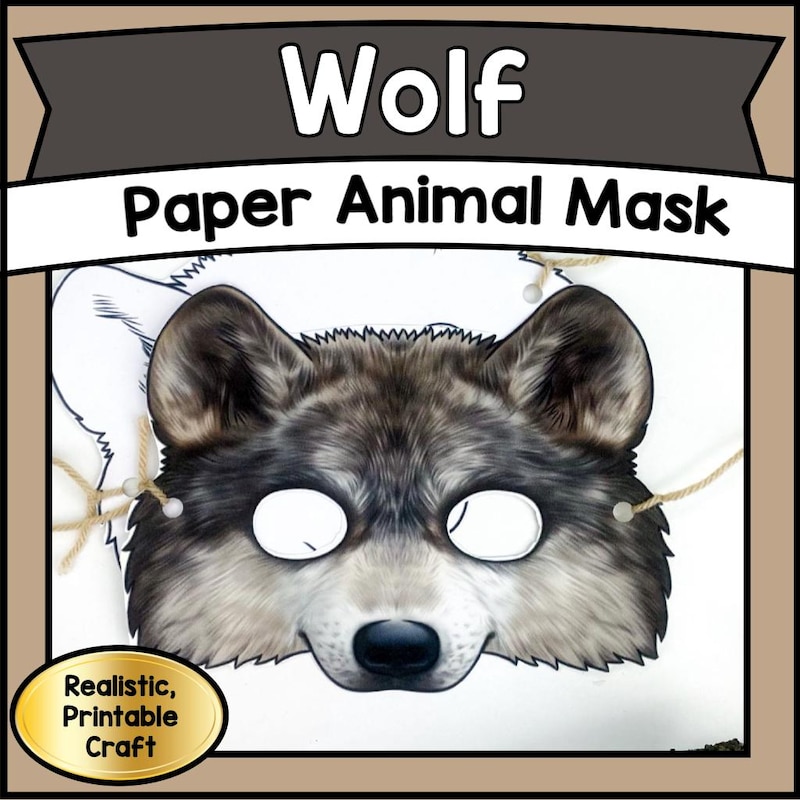 Wolf Mask - Etsy