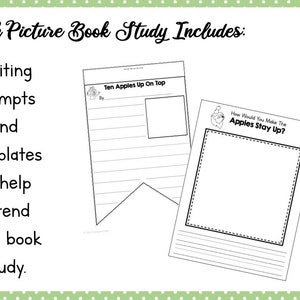 Ten Apples up on Top- Picture Book Study Companion - Etsy