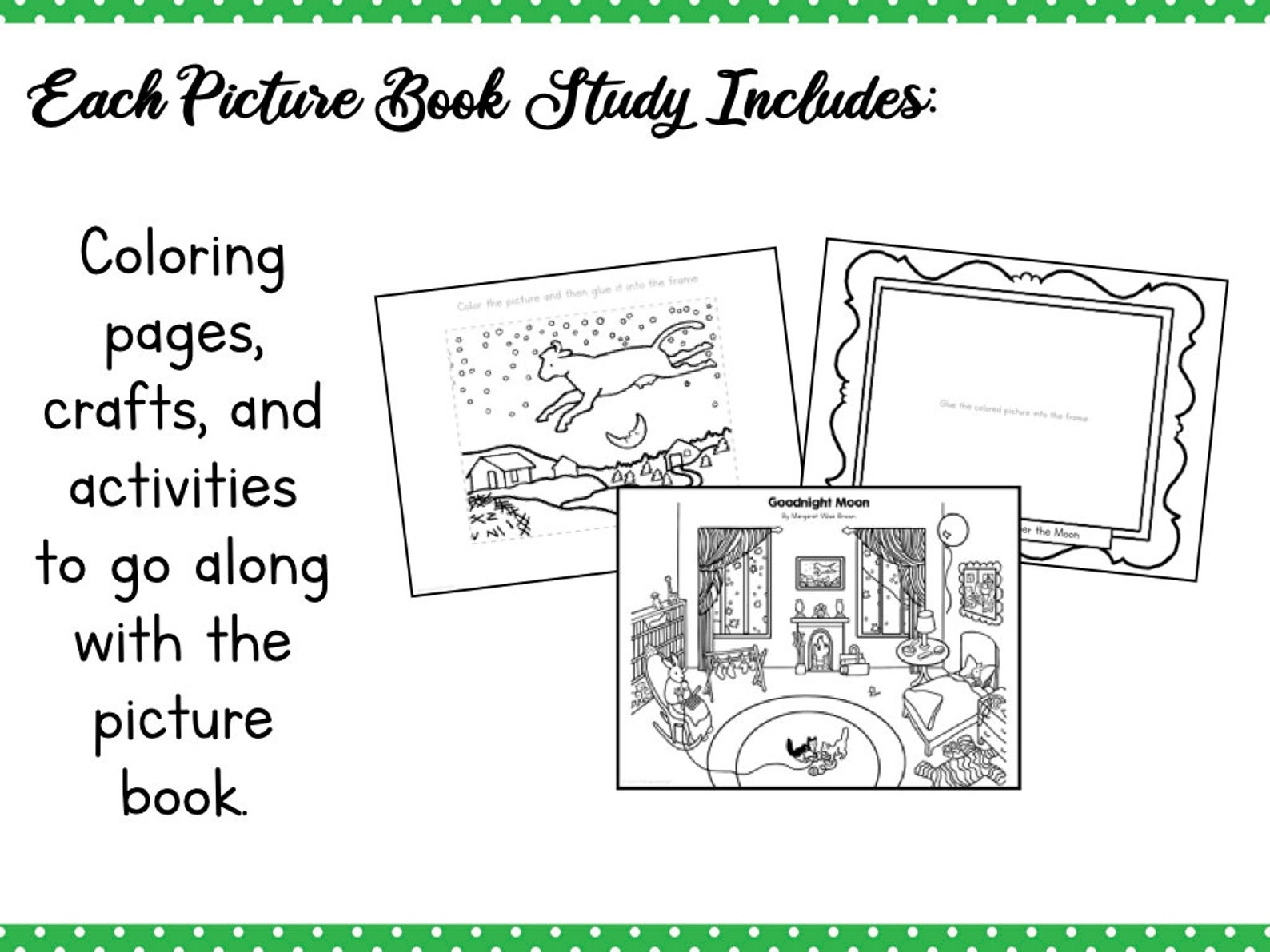 Goodnight Moon Picture Book Study Companion - Etsy