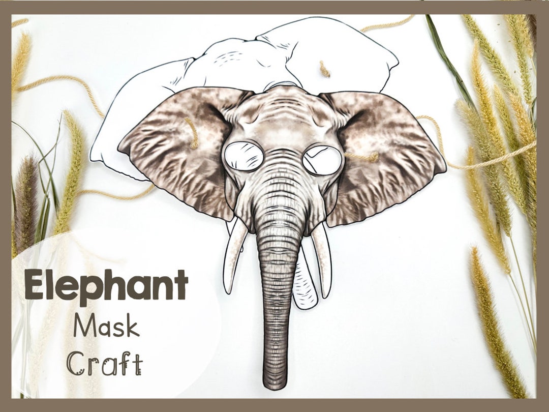 Elephant Mask Craft Kit | Fun and Creative Animal Craft Activity ...