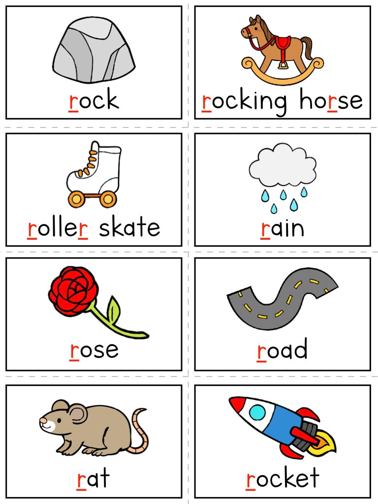 Letter R Bingo Game - Etsy