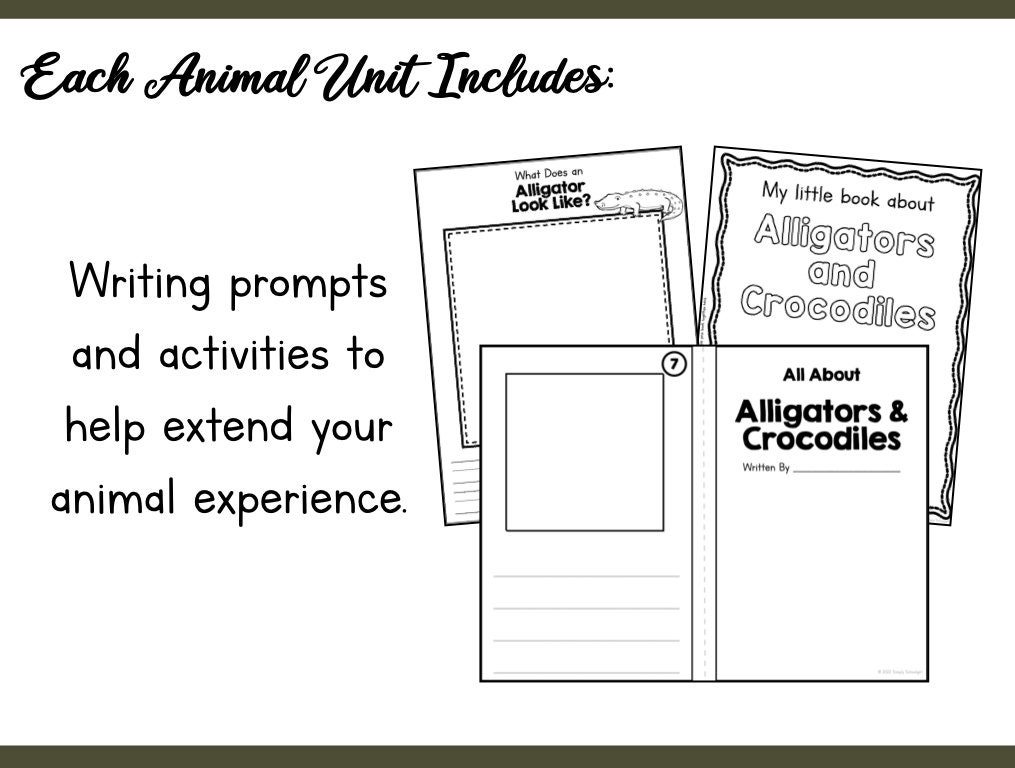 All About Alligators and Crocodiles- Animal Science Unit - Etsy