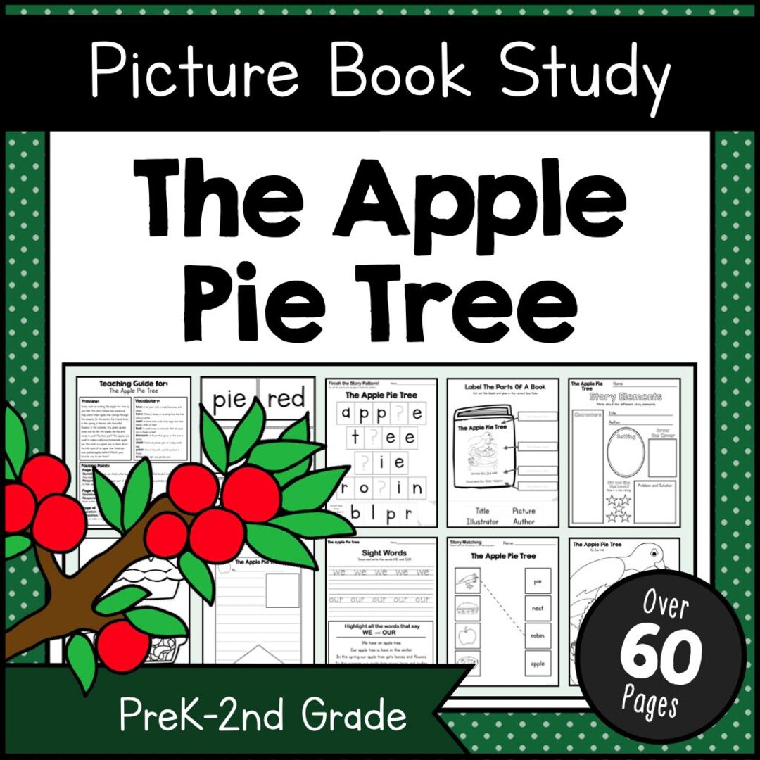 Apple Pie Tree Book Study | Kindergarten Activities & Crafts ...