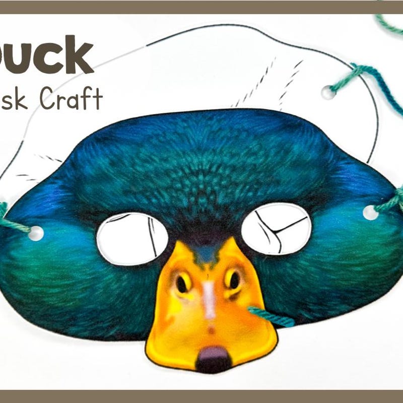 Duck Mask - Etsy