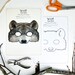 Wolf Paper Mask Template Printable Kid's Craft Activity Articulated ...