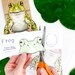 Frog Paper Bag Puppet Craft Kit | Eco-friendly Printable Template ...