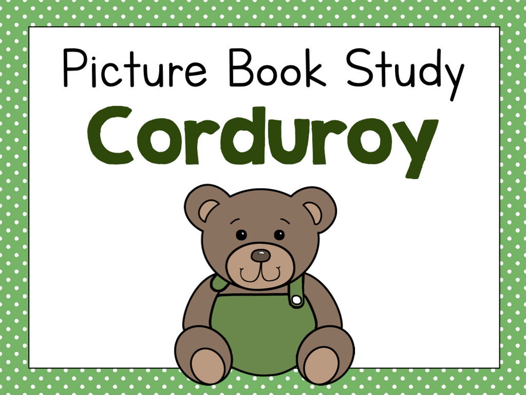 Corduroy - Picture Book Study Companion - Etsy