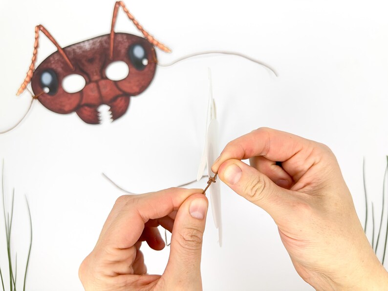 Ant Printable Mask | Paper Animal Face Kit | Fun Animal Interactive ...