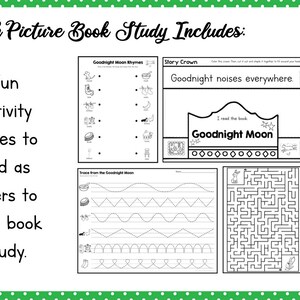 Goodnight Moon - Picture Book Study Companion - Etsy