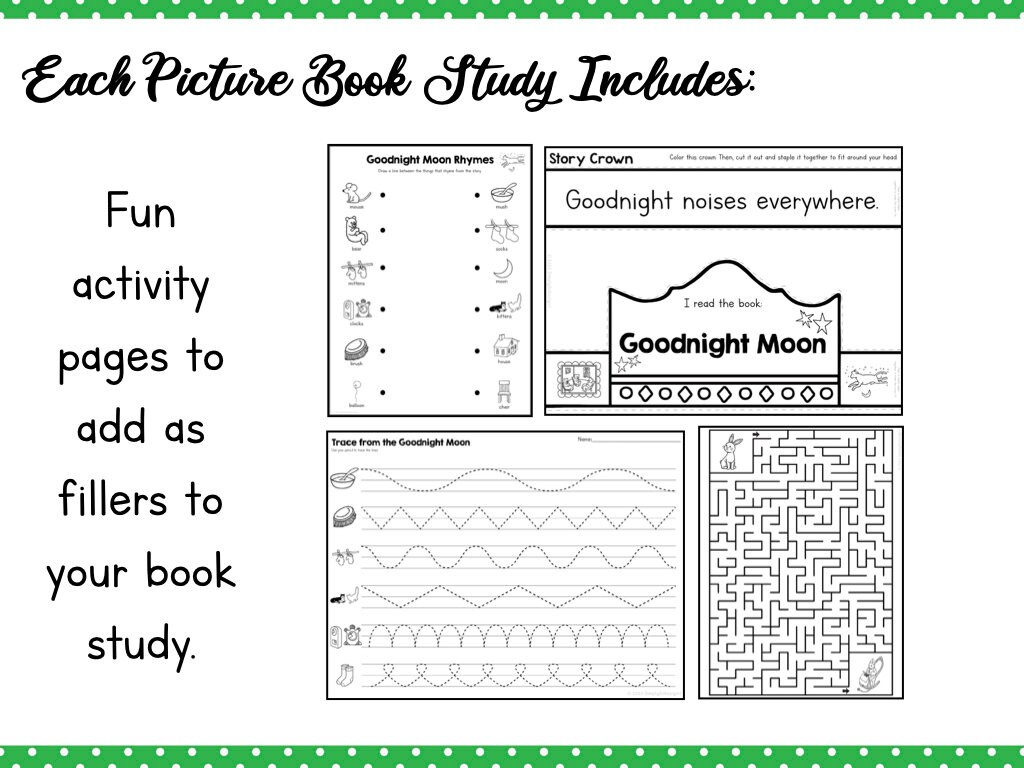 Goodnight Moon - Picture Book Study Companion - Etsy