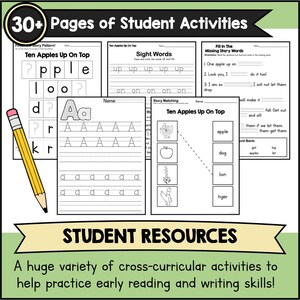 Ten Apples up on Top | No-prep Picture Book Study | Companion for Fun ...
