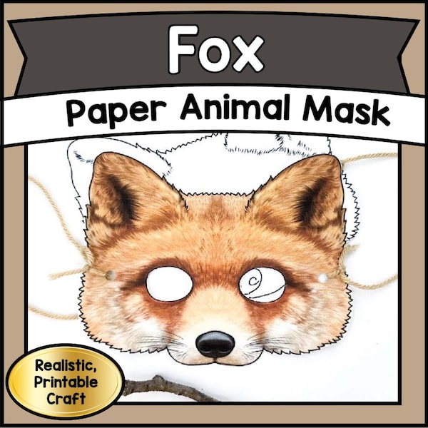 Fox Mask - Etsy