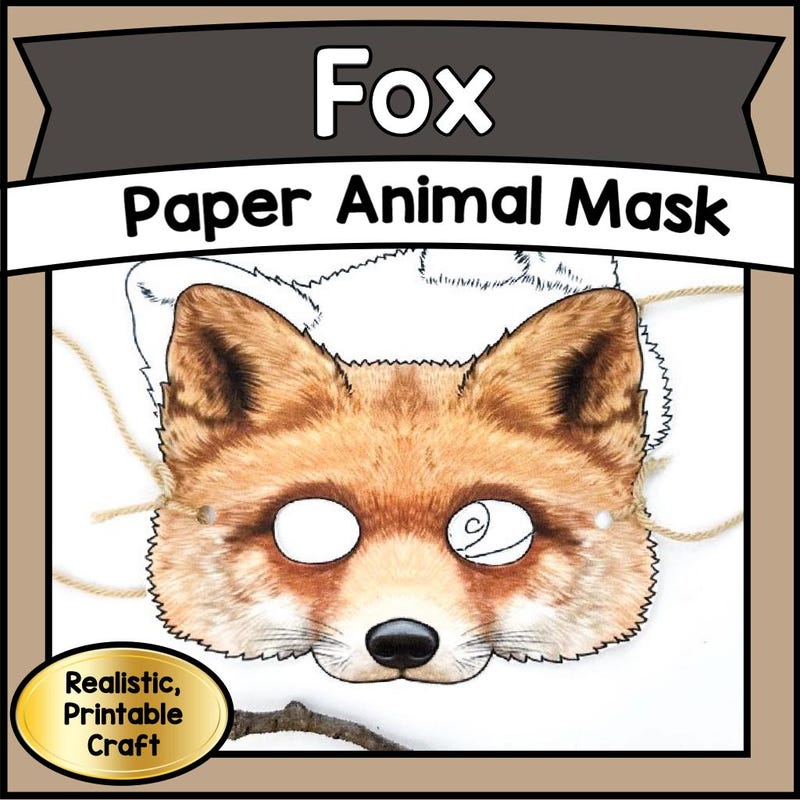 Fox Mask - Etsy