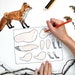 Printable ARTICULATED Fox Puppet Craft Template Kit | DIY Woodland ...