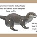 Printable Otter Craft Template | Articulated Jointed Animal | Woodland ...