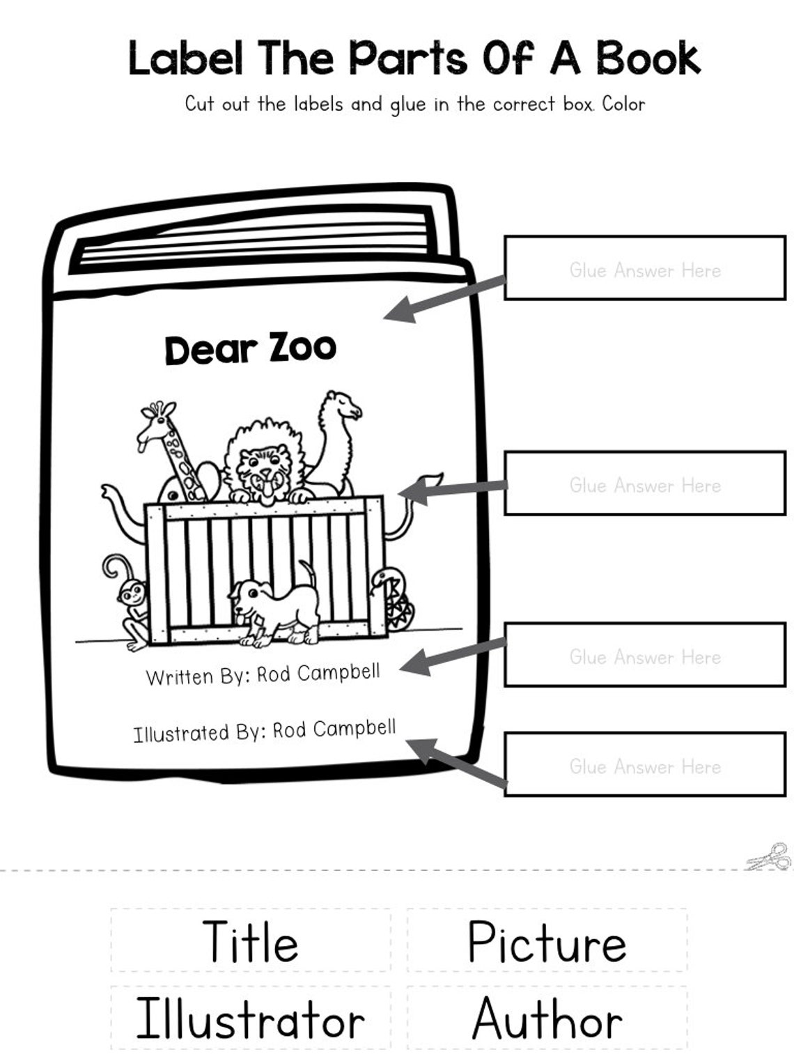 Dear Zoo Picture Book Study Companion | Etsy