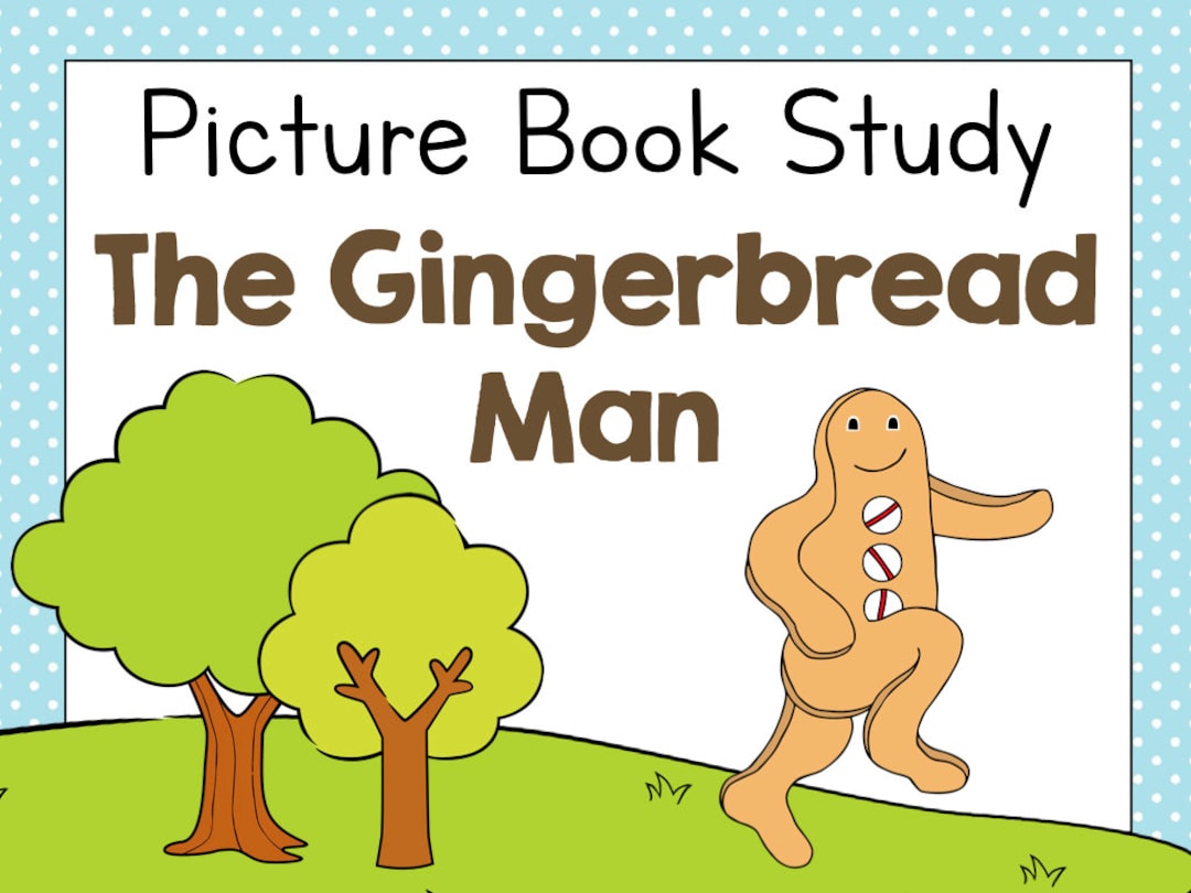 The Gingerbread Man- Picture Book Study Companion - Etsy