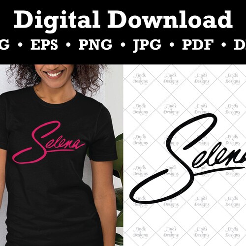 SELENA LOGO Svg Png | Etsy