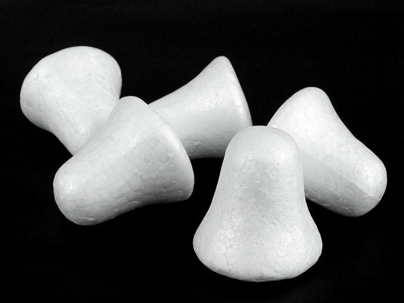 25pc White Diy Polystyrene Bell 6.5x6.5cm Crafts Foam - Etsy