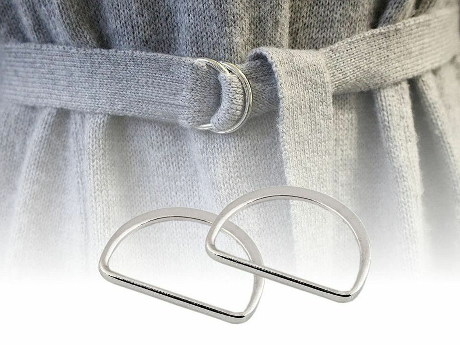 5pc Nickel Flat D Ring for Straps Width 30mm Clothing Rings - Etsy