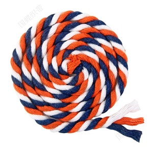 5m Ft White Natural Twisted Rope Craft Macrame Weaving Beading Twine ...