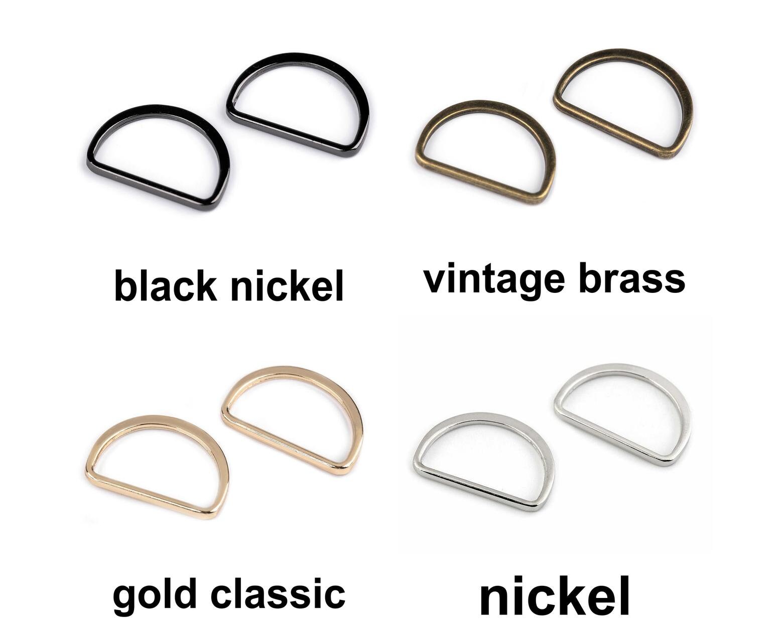 5pc Nickel Flat D Ring for Straps Width 30mm Clothing Rings - Etsy