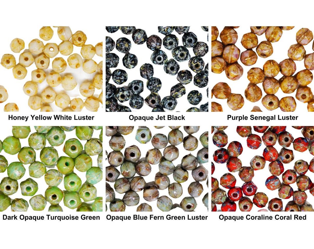 80pcs Picasso Brown Rough Etched Rustic Round English Cut Faceted ...