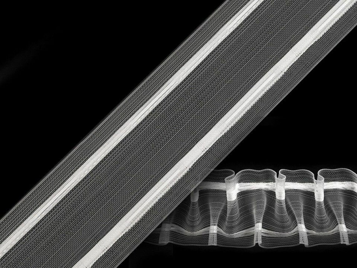 50m Transparent Translucent Tape Smocking Pleat Width 50mm | Etsy