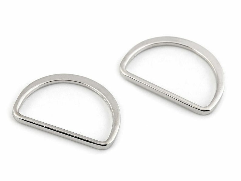 5pc Nickel Flat D Ring for Straps Width 30mm Clothing Rings - Etsy