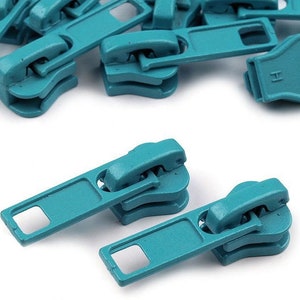 10pc Slider for Plastic Zippers 5mm Bag Bag Accessory Sewing - Etsy