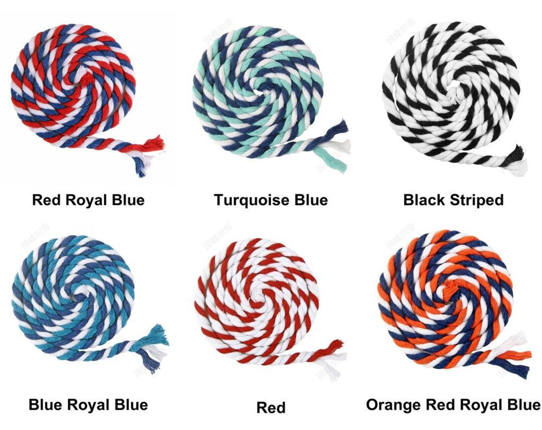 5m Ft White Natural Twisted Rope Craft Macrame Weaving Beading Twine ...