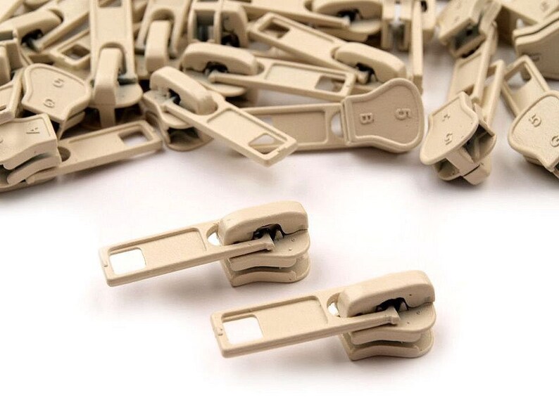 10pc Slider for Plastic Zippers 5mm Bag Bag Accessory Sewing - Etsy