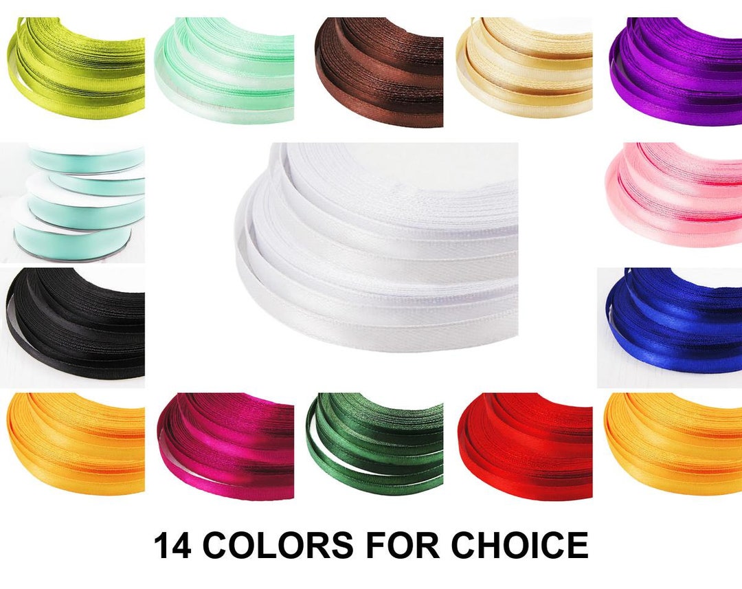 22m 72.2ft 24yds Thin Satin Ribbon Crafts Fabric Decorative - Etsy