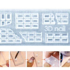 1pc Transparent Sweet Food Silicone 3d Mini Mold for Nail Art Small Diy ...