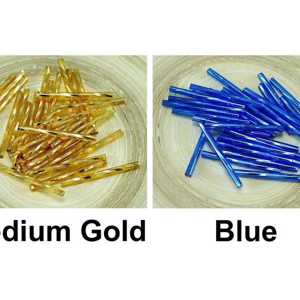 Twisted Tube Beads - Etsy