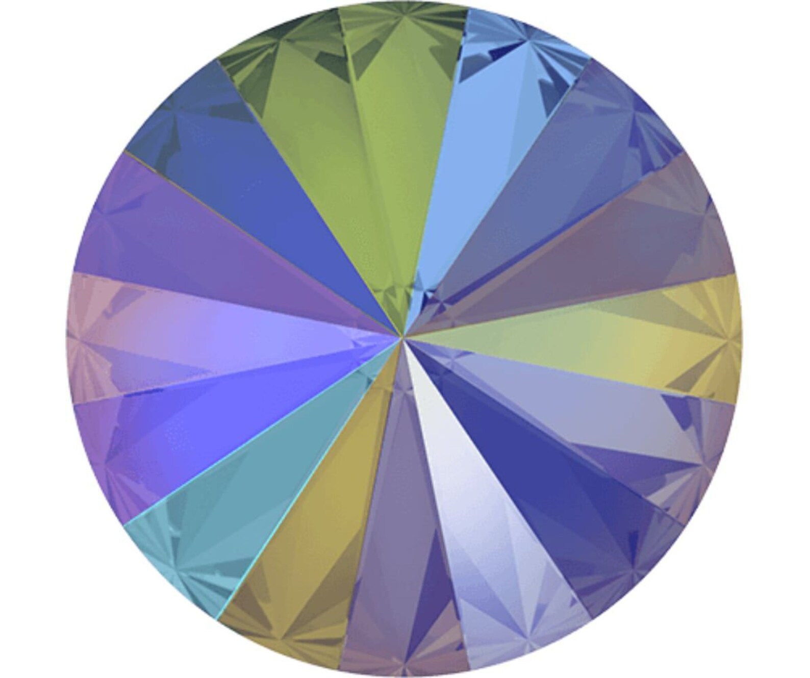 2pcs Crystal Round Rivoli Glass Crystals 1122 Swarovski Stone Chatons ...