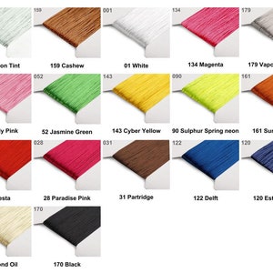 25m Satin String 1mm Cords and Strings Haberdashery - Etsy