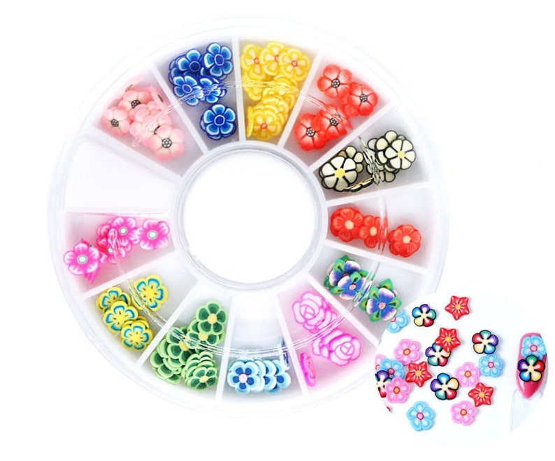 2 Boxes Polymer Clay Fimo Cane Slices Kawaii Foods Nail Art - Etsy