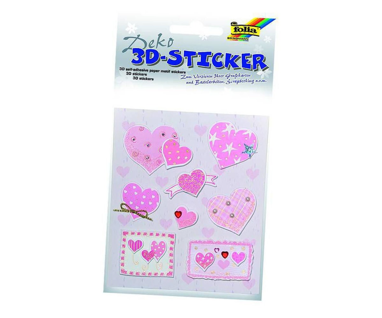 3d Stickers Set Stickers Craft Scrapbook Clip Art Card | Etsy