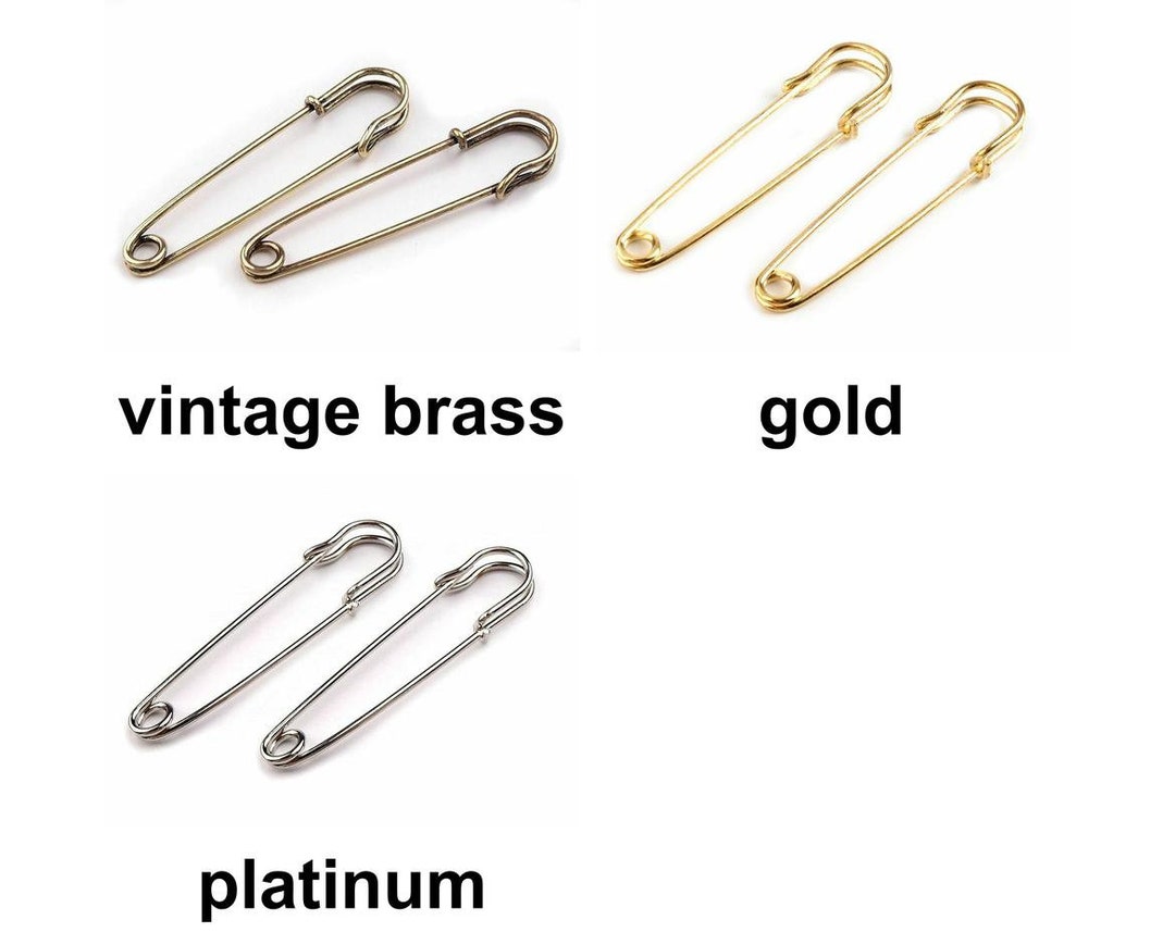 2pc Decorative Safety Pin Pins Haberdashery - Etsy
