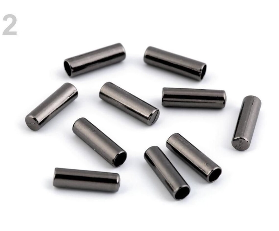 10pc Metal Cord End 4mm Caps Crimp Ends Webbing Tips Hardware - Etsy