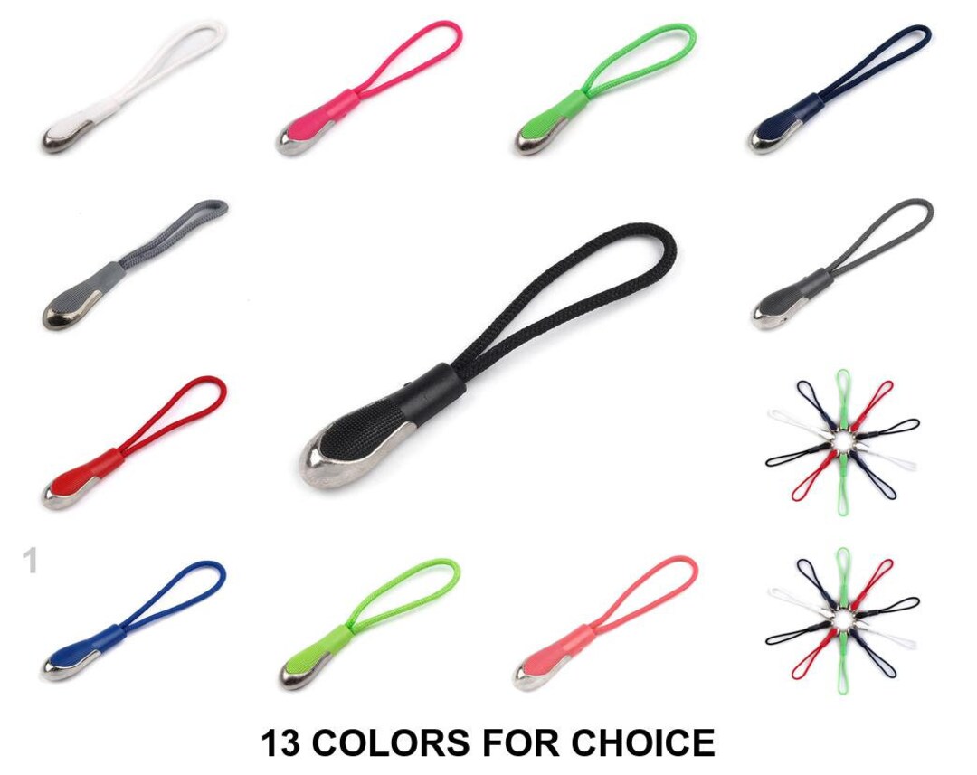 10pc Zipper Loop Puller Zip Zipper Zip Backpacks Accessories ...