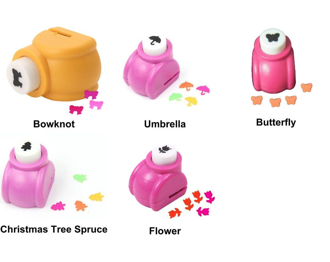 1pc Plastic Metal Mini Scrapbook Punches Handmade Cutter Diy Card Craft ...