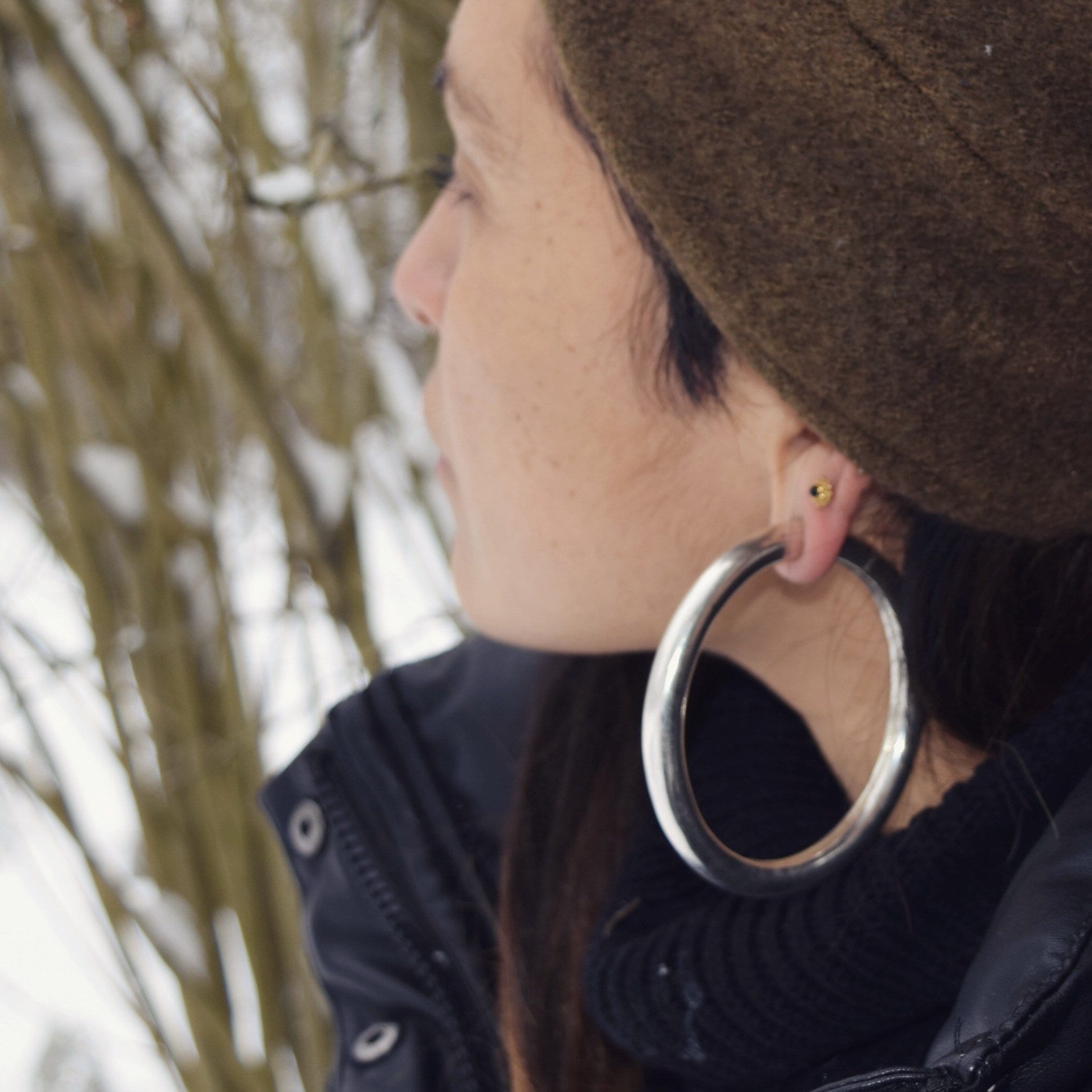 Buy HUGE. Big Ear Weight Ring Ear Weights Brass Ear Weight Online in ...
