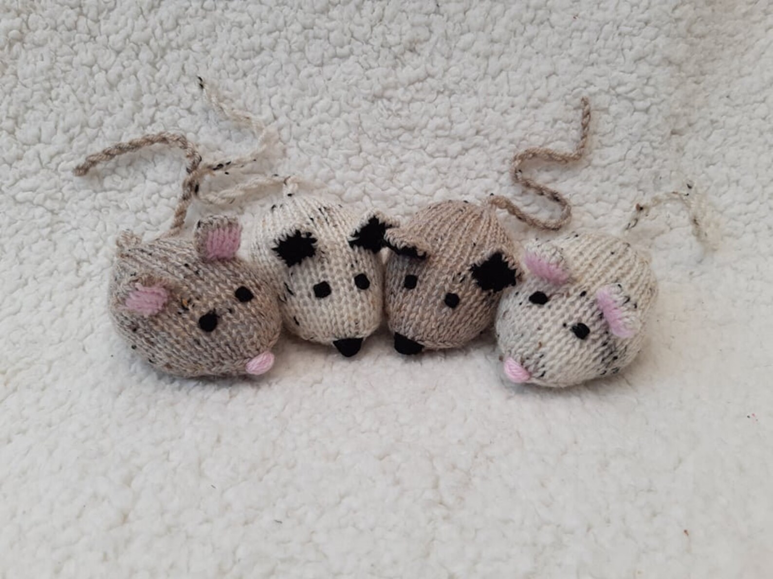 Hand-knitted Toy Mouse - Etsy