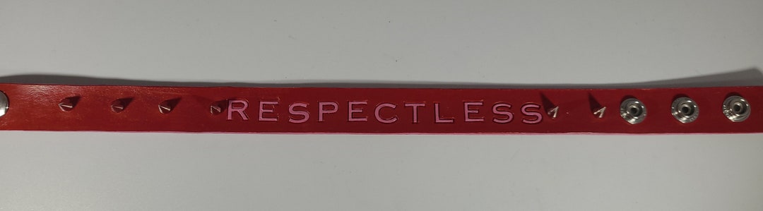 Velvette Respectless Spiked Collar Choker Hazbin Hotel - Etsy