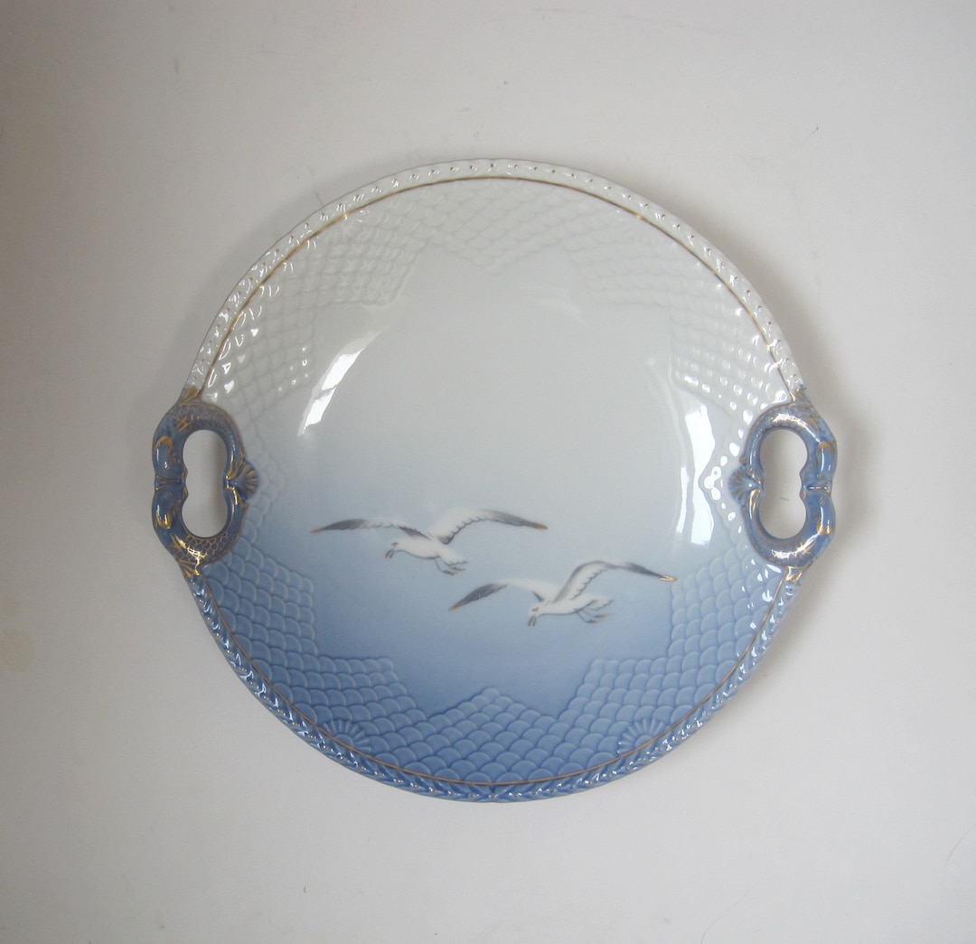 Bing and Grondahl B&G Porcelain Tray Platter 101, 10, Flying Sea Gulls ...