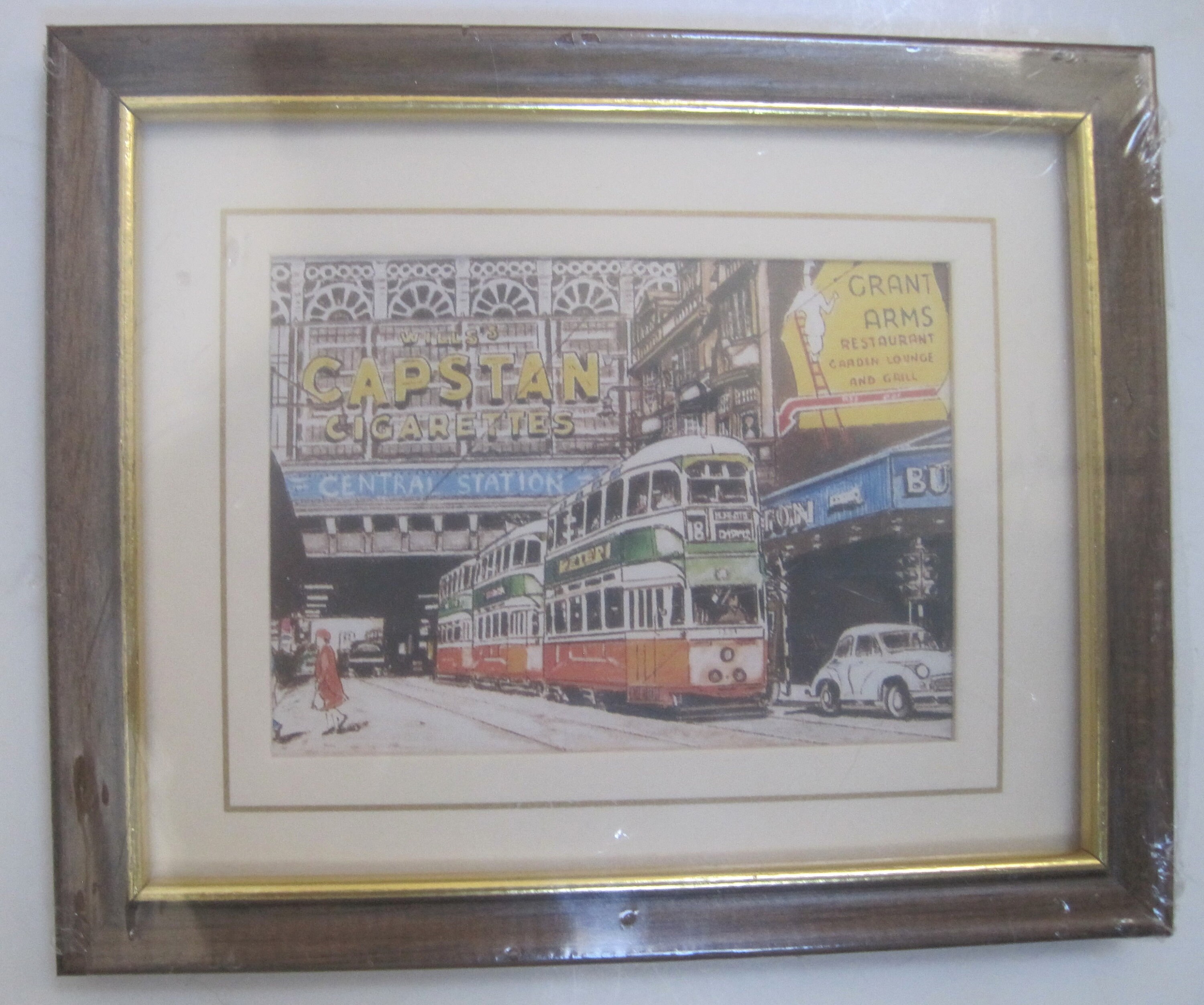 2 Miniature Framed Prints, Neil Macleod/tableaux Art & Graphic, Glasgow ...