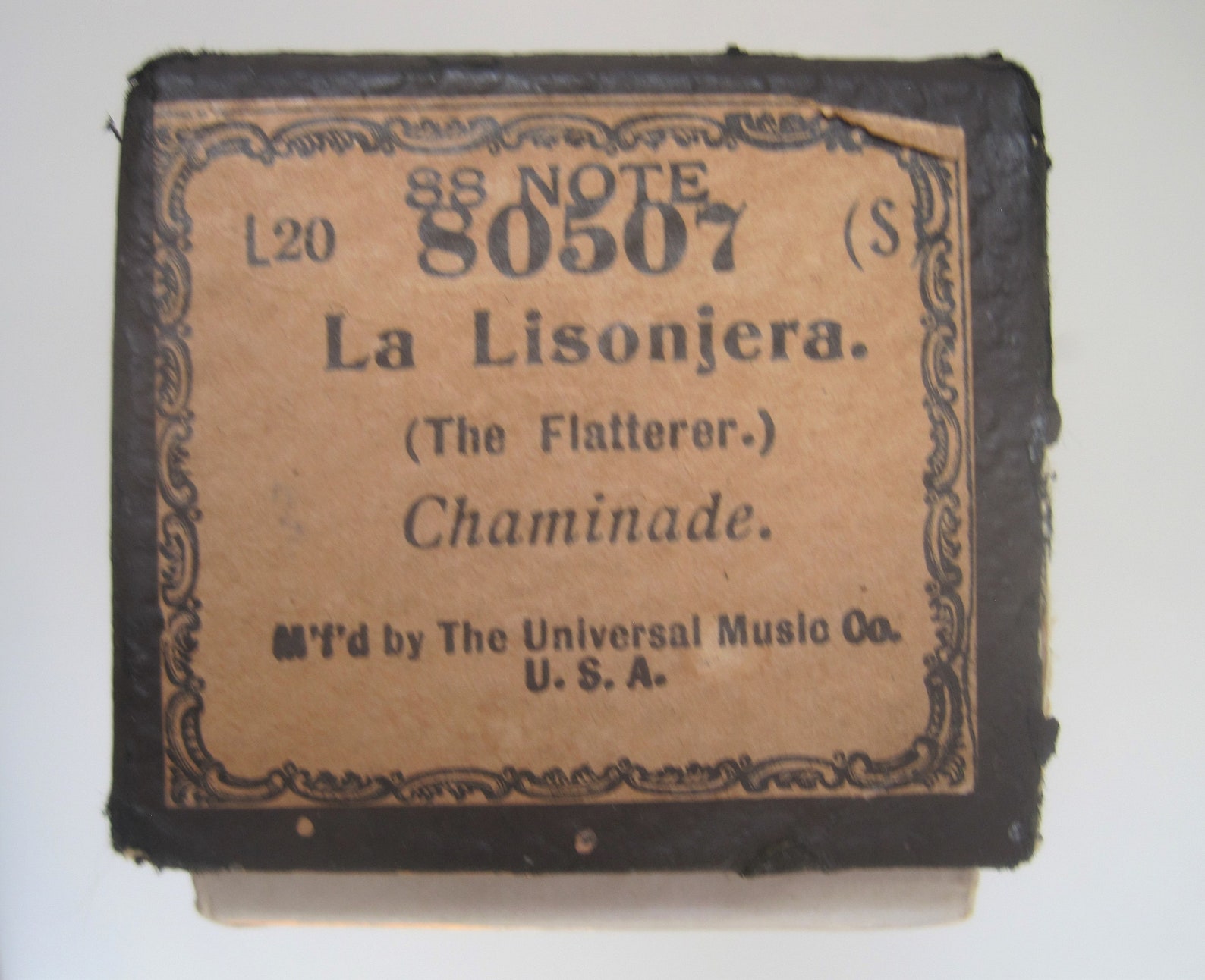 3 Antique Player Piano Roll Boxes Universal Music Co - Etsy